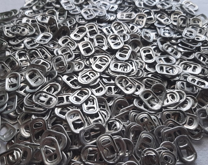 500 Silver Aluminum Pop/soda/beer Ring Pull Tabs (2-hole) - Etsy