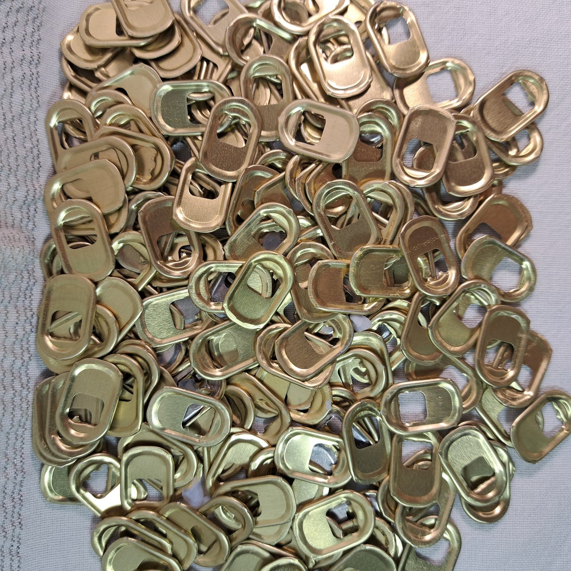 200 Gold Aluminum Pop Tabs for Crafts (1-hole) - Etsy