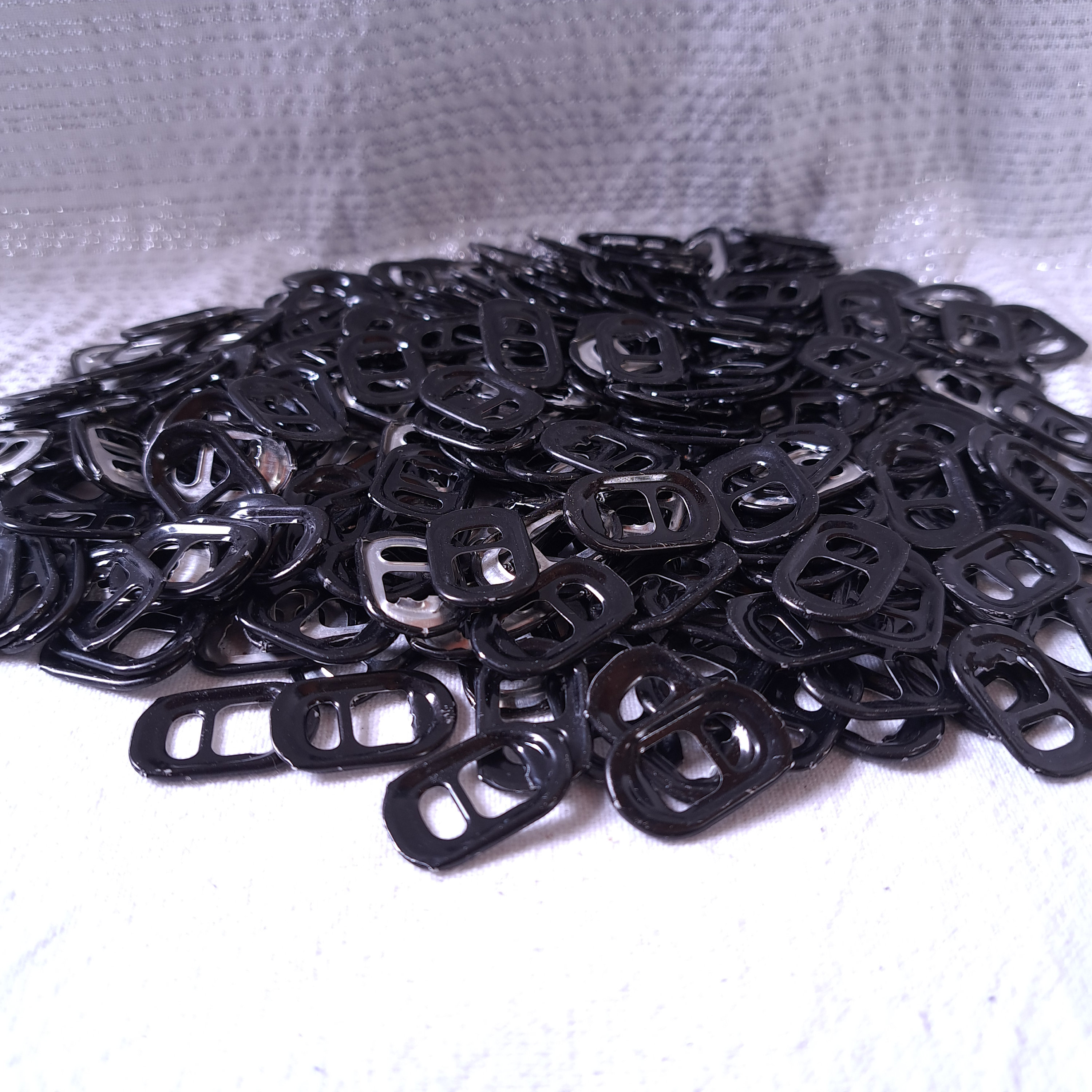 200 Black Aluminum Pop/pull Tabs for Crafts (2-hole) - Etsy