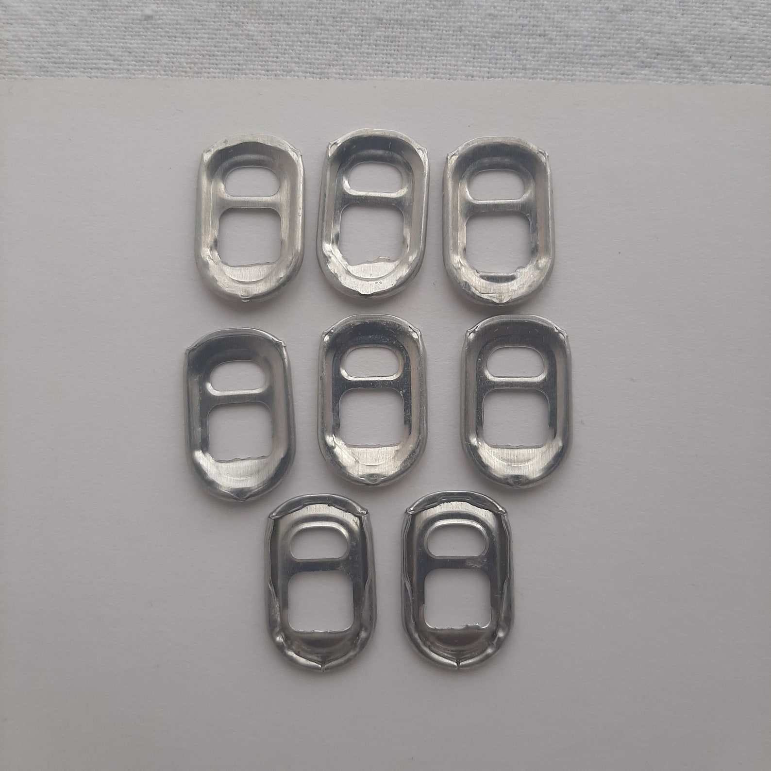 Silver Aluminum Pop-soda Ring Pull Tabs for Crafts (2-hole) - Etsy