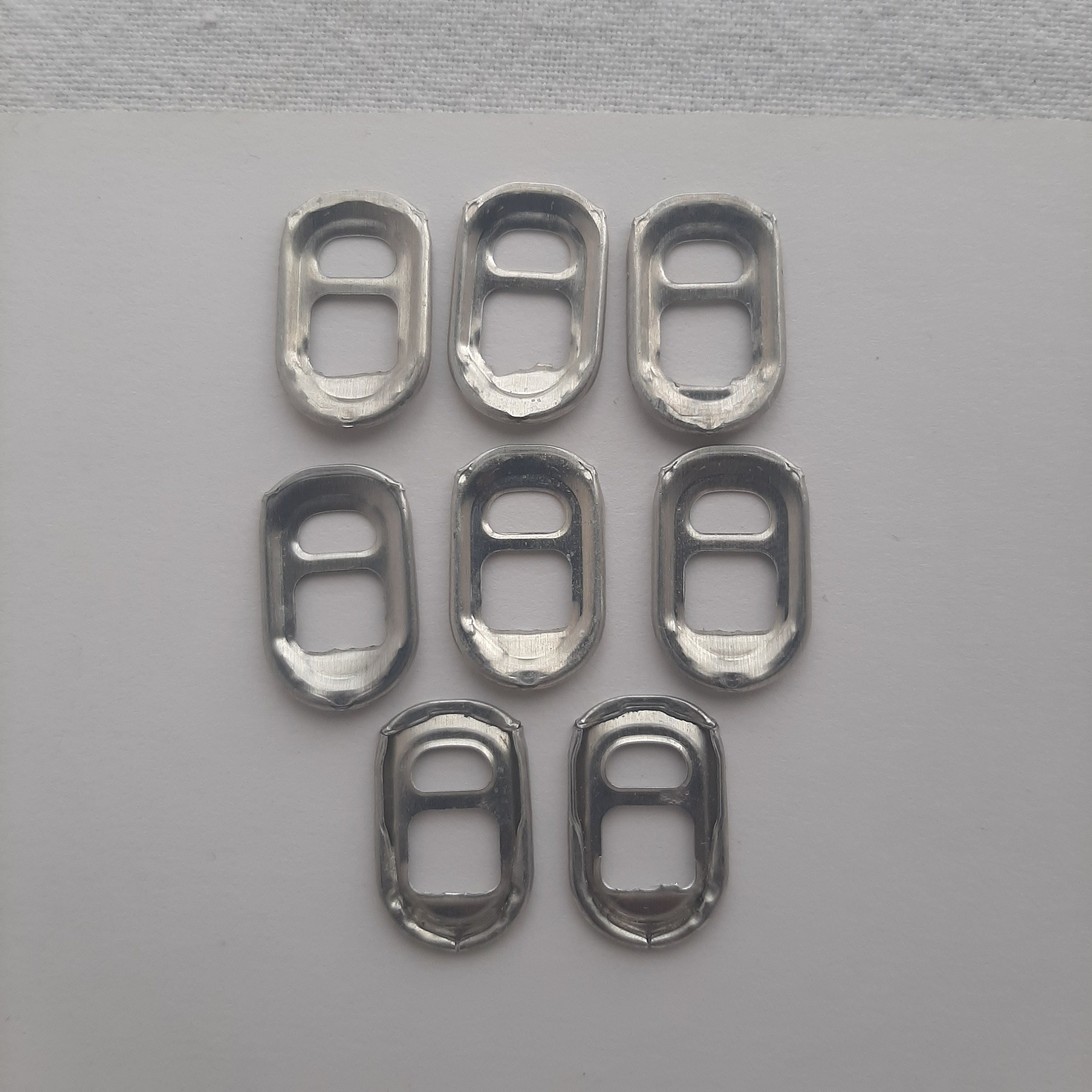 Silver Aluminum Pop-soda Ring Pull Tabs for Crafts (2-hole) - Etsy Canada