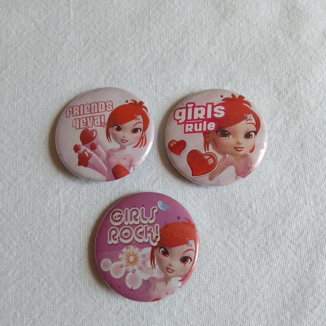 9 Vintage Buttons Pins Badges Assorted Messages From the 70/80's - Etsy