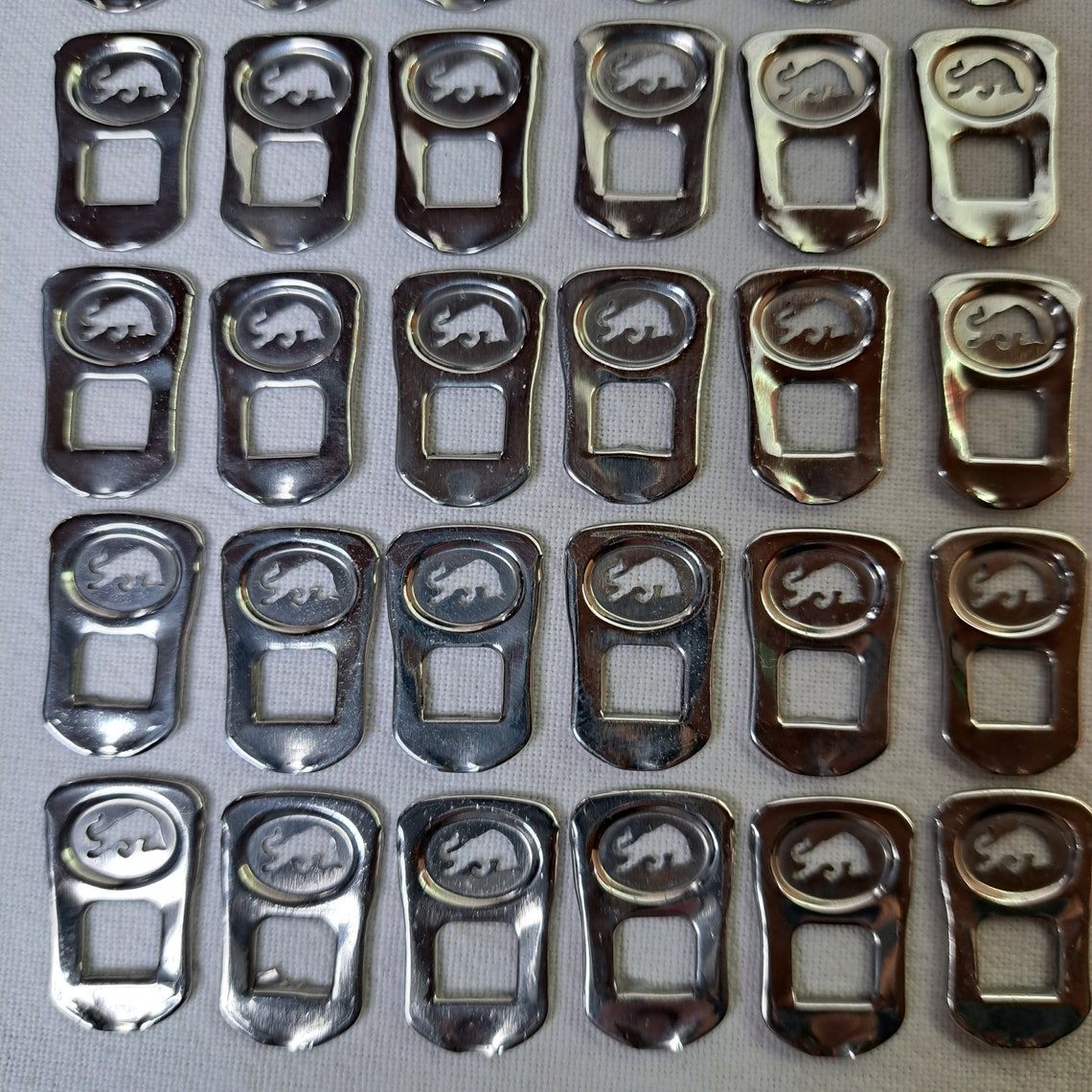 100 Red Bull Aluminum Pop/ Soda/energy Drink Can Pull Tabs for Crafts ...