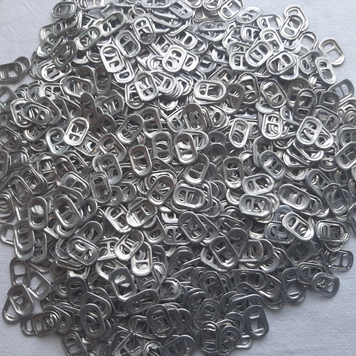 Silver Aluminum Pop-soda Ring Pull Tabs for Crafts 2-hole - Etsy Canada
