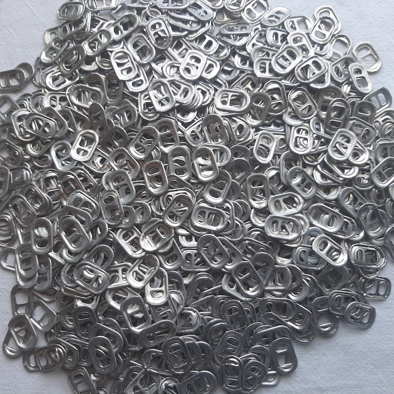 Silver Aluminum Pop-soda Ring Pull Tabs for Crafts (2-hole) - Etsy