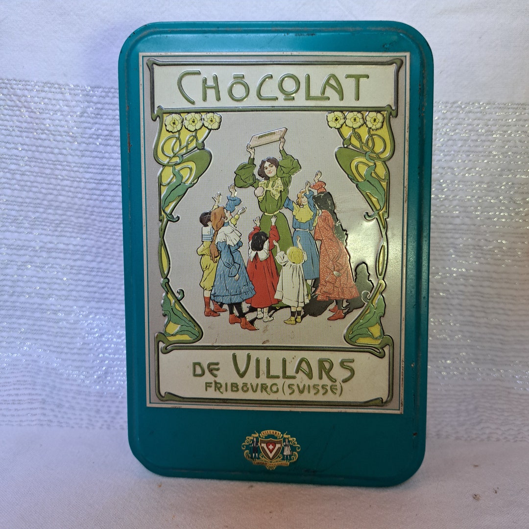 Collectable Vintage, Chocolate De Villars Tin in Excellent Condition - Etsy
