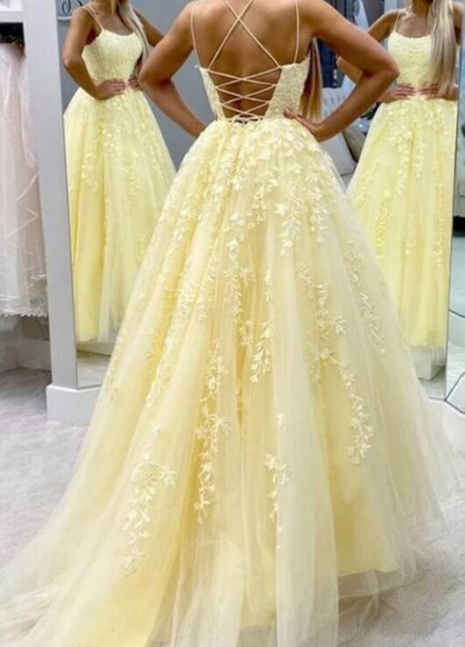 Lace Prom Dress Long Custom Made Girl Graduation Party Dress - Etsy