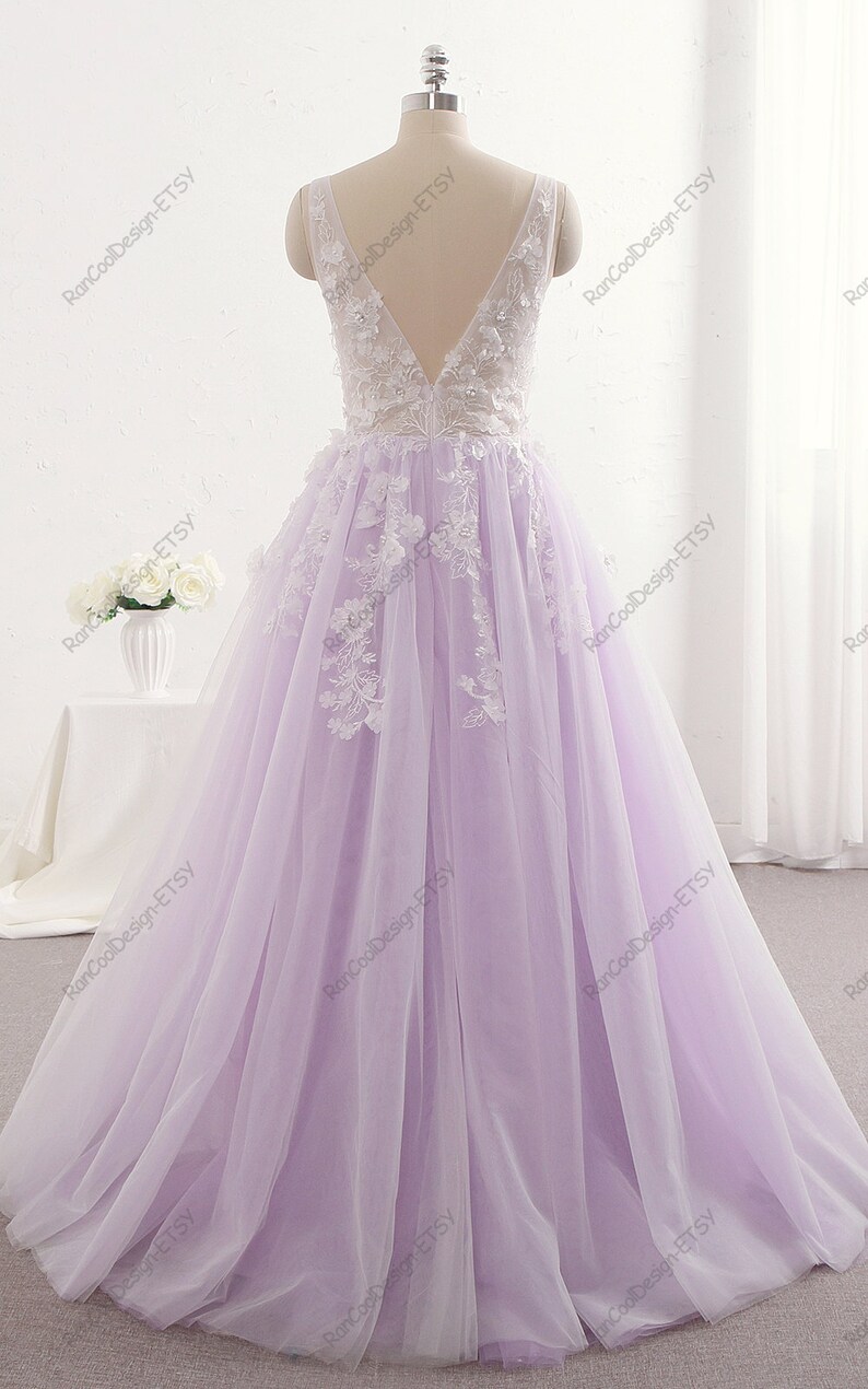 Lilac Prom Dress Long Formal Dress Quinceanera Dress Girl Graduation ...