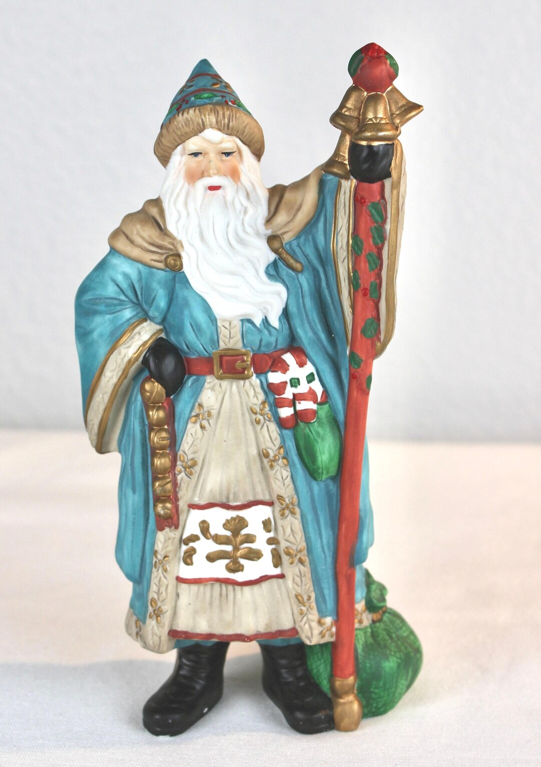 Vintage Porcelain Scandanavian Santa Claus 8" - Traditions Collectable ...