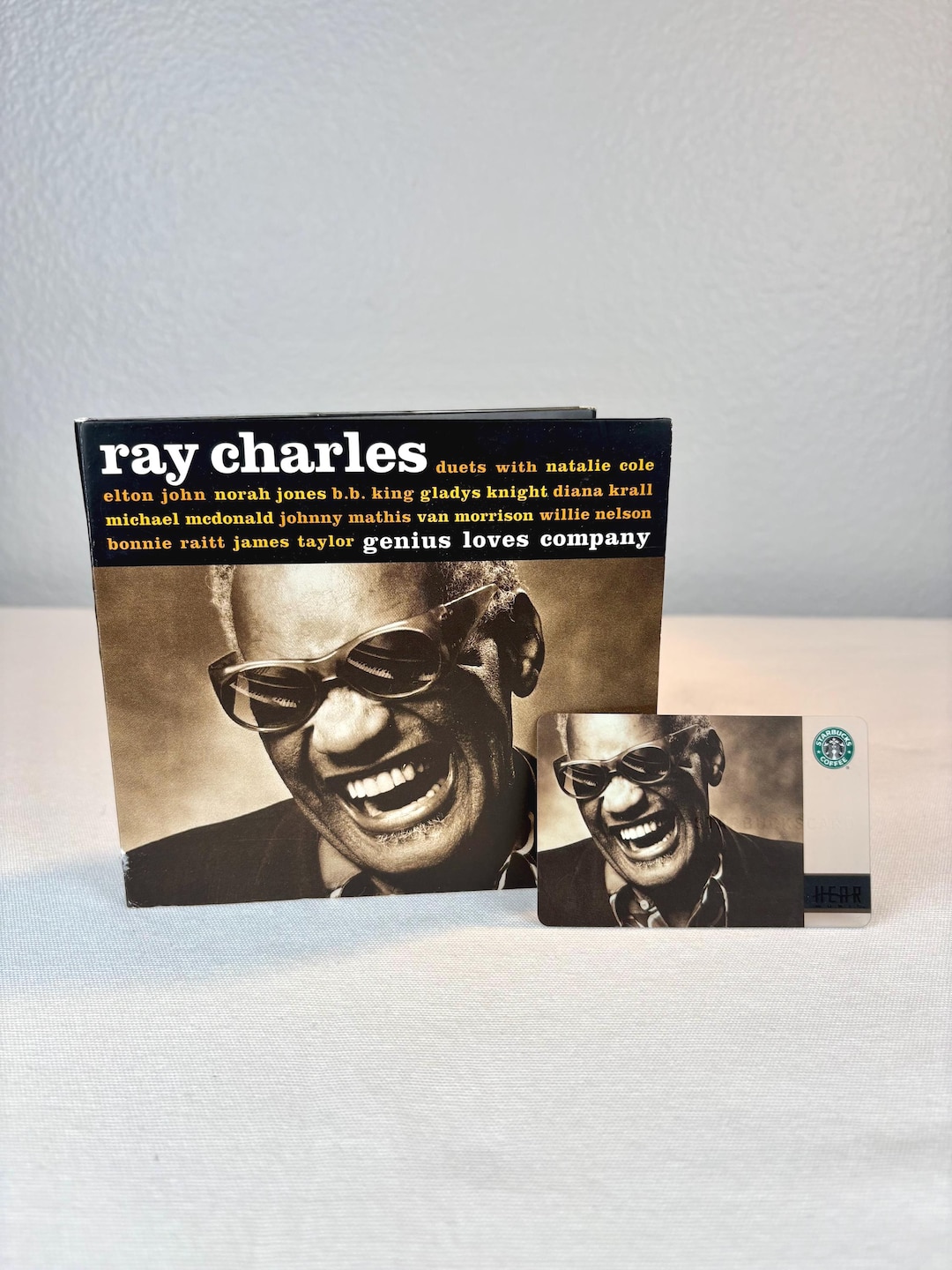 Ray Charles Starbucks Collaboration - Genius Loves Company CD With Ray ...