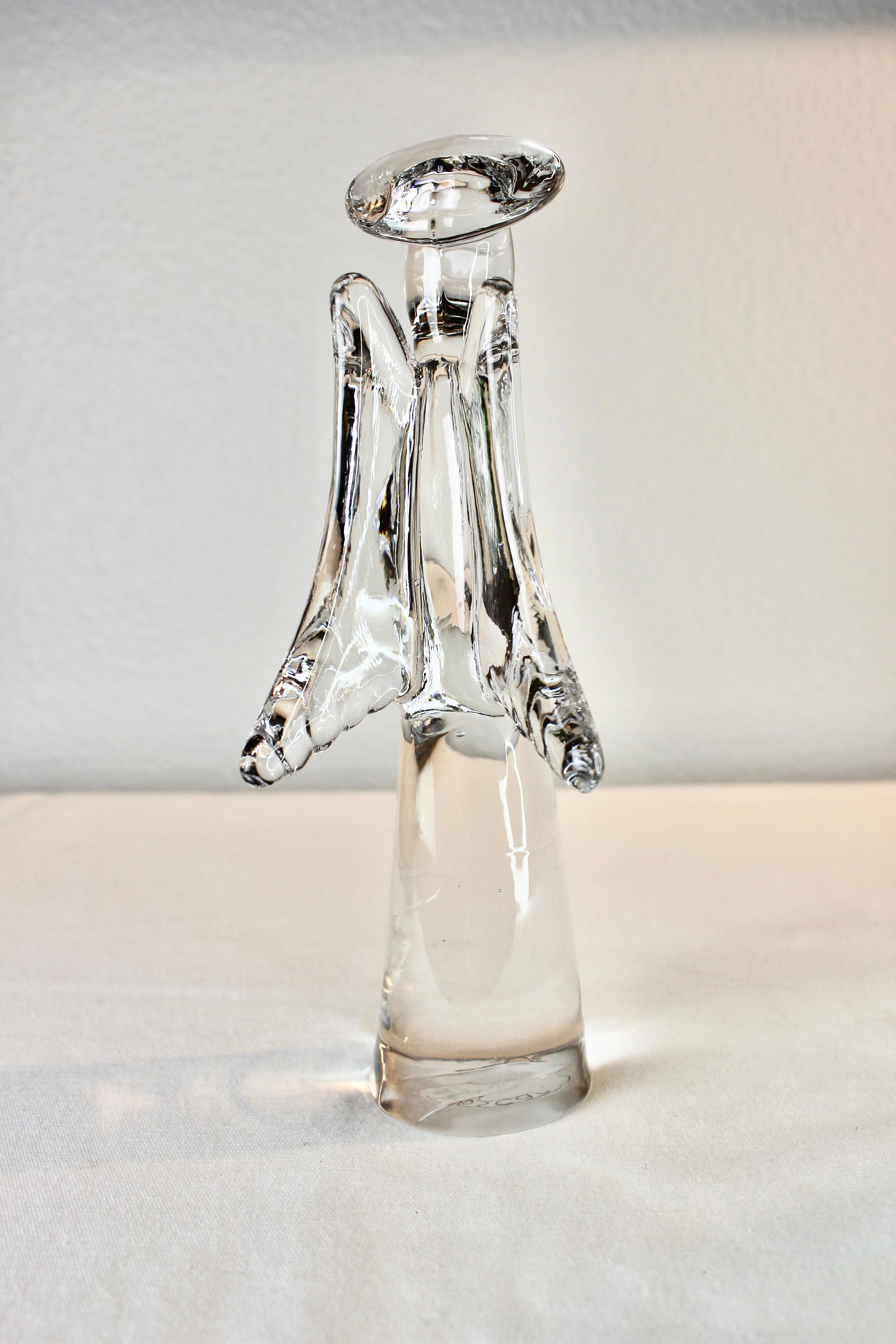 Crystal Glass Angel Figurine Toscany Japan Collection Christmas Angel ...