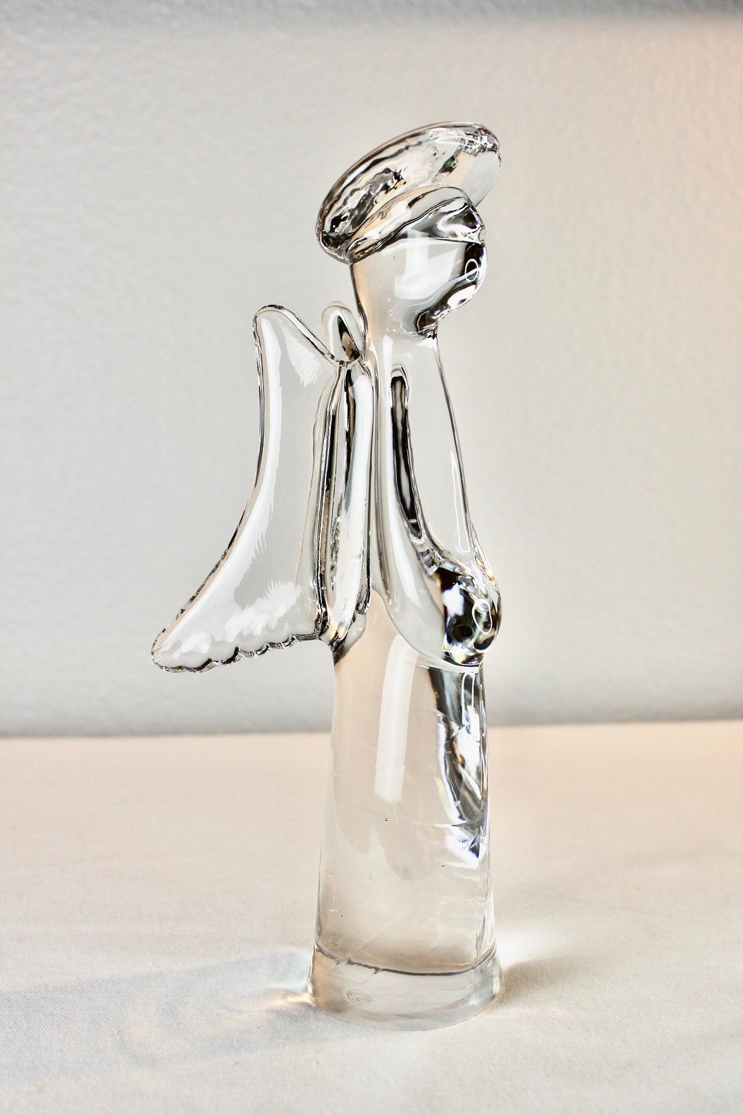Crystal Glass Angel Figurine Toscany Japan Collection Christmas Angel ...