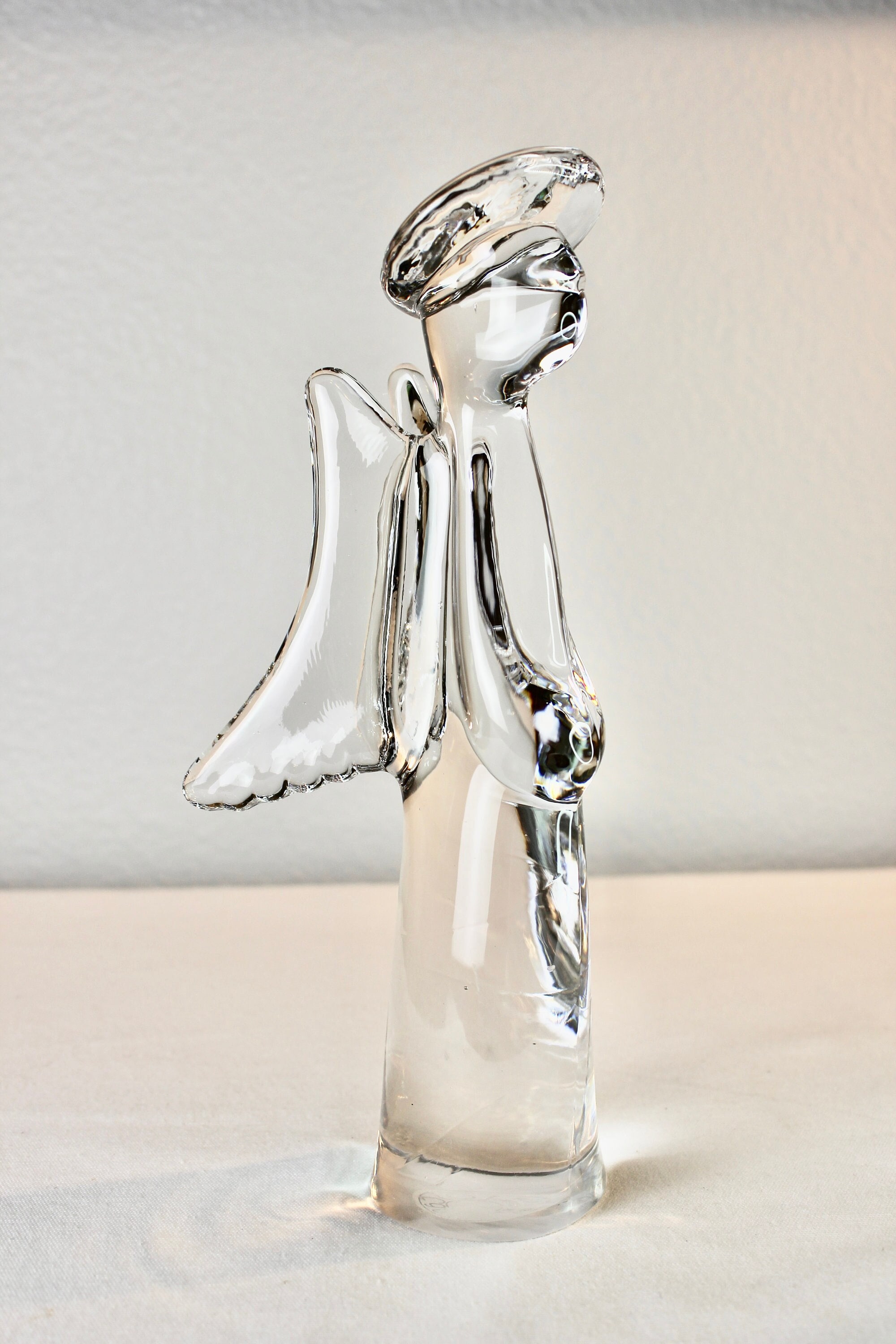 Crystal Glass Angel Figurine Toscany Japan Collection Christmas Angel ...