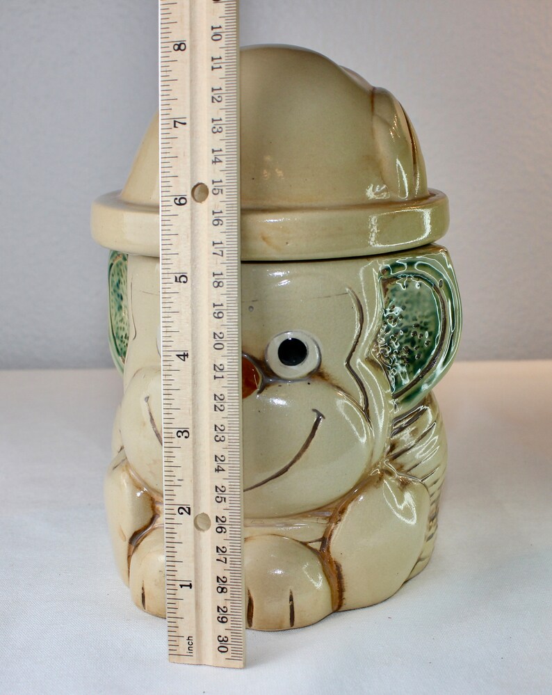 Vintage Monkey Cookie Jar / Kitchen Canister / 1970's Made in Taiwan ...