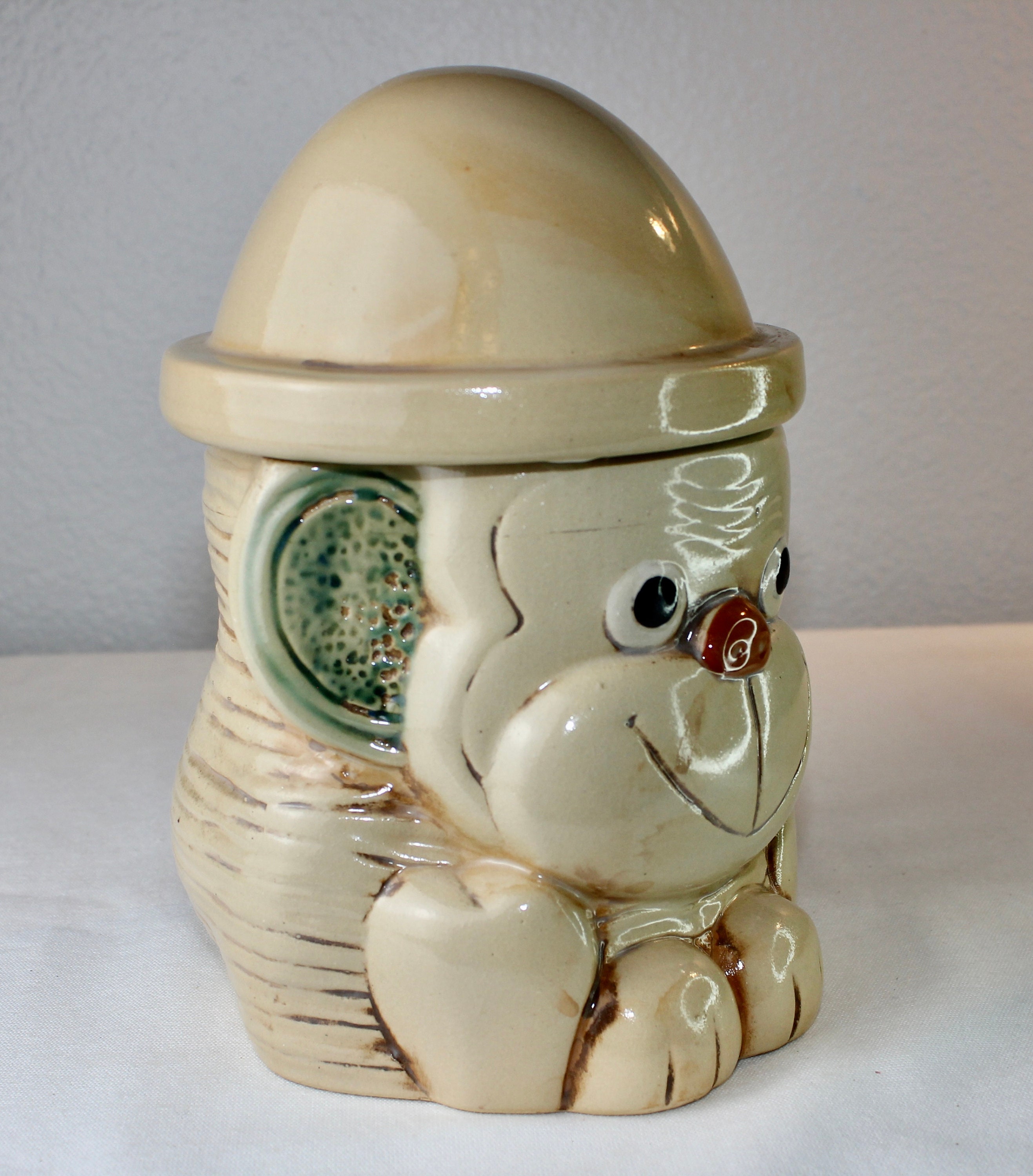 Vintage Monkey Cookie Jar / Kitchen Canister / 1970's Made in Taiwan ...