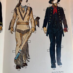 John Wayne Paper Doll Book by Tom Tierney - 1981 - Uncut - the Duke ...