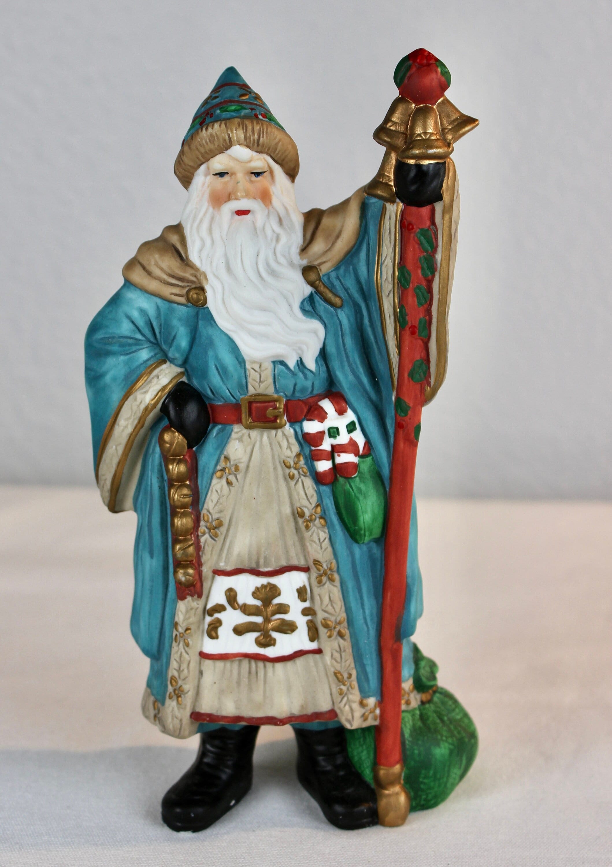 Vintage Porcelain Scandanavian Santa Claus 8 Traditions Collectable ...
