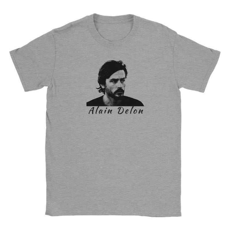 Alain Delon T-shirt - Iconic French Cinema Legend Graphic Tee - Etsy