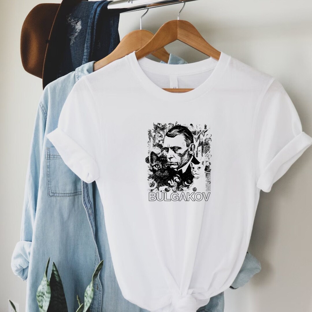 Mikhail Bulgakov T-shirt Fantastical Literature Tribute - Etsy