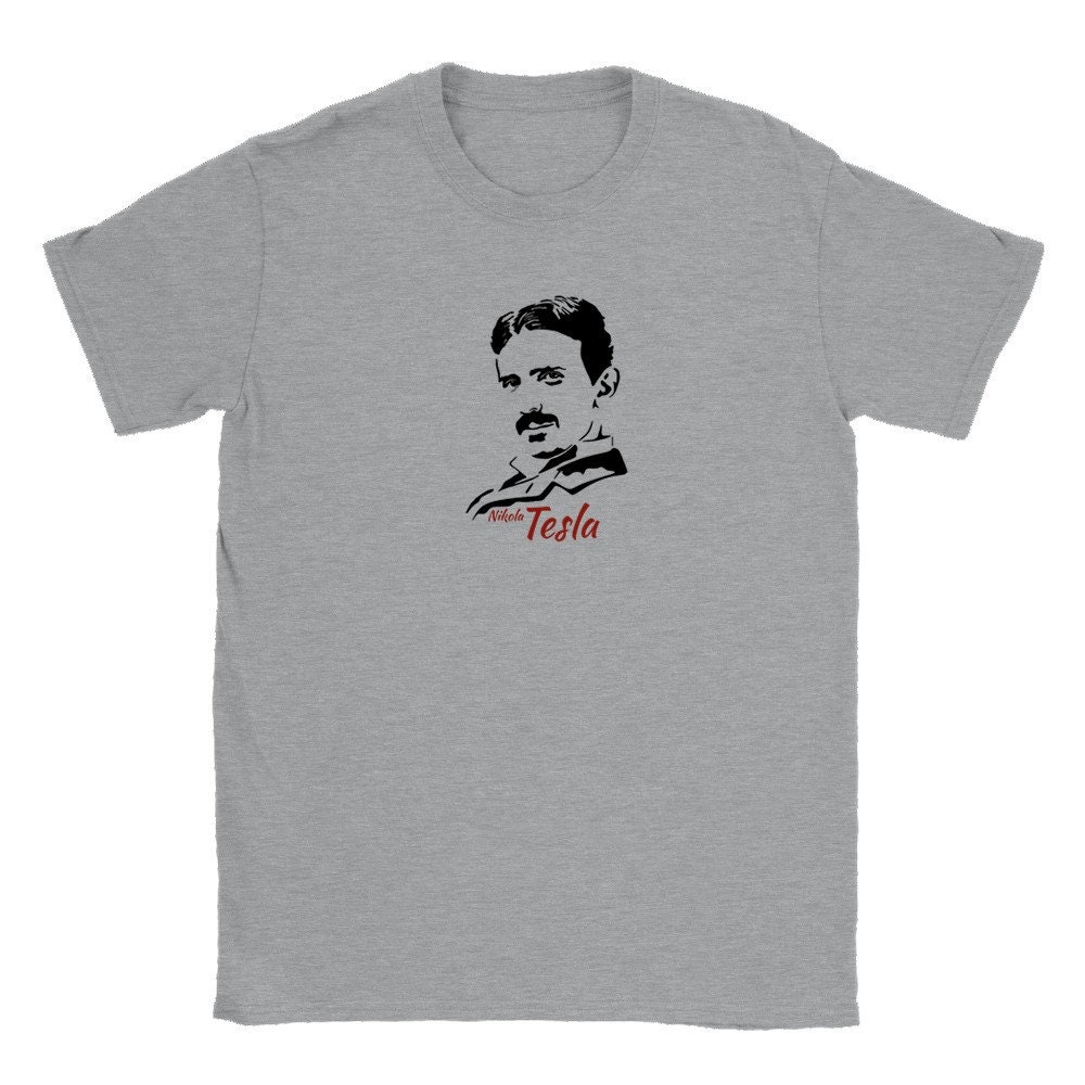 Nikola Tesla T-shirt Inventor Visionary Tribute - Etsy
