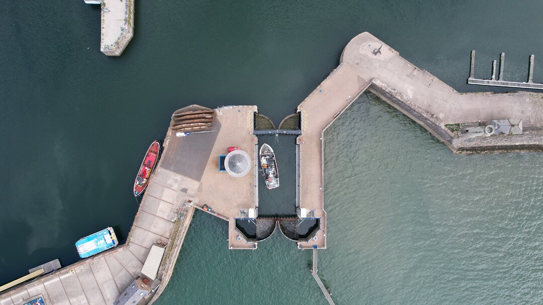 Whitehaven Harbour Gates Aerial Photo - Etsy