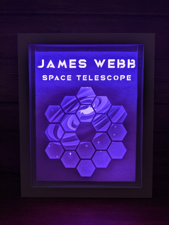 James Webb Space Telescope Shadow Box - Etsy