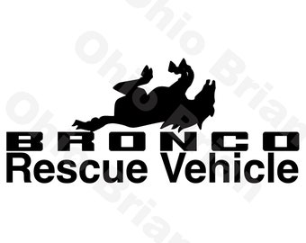 Bronco Rescue Vehicle Svg - Etsy