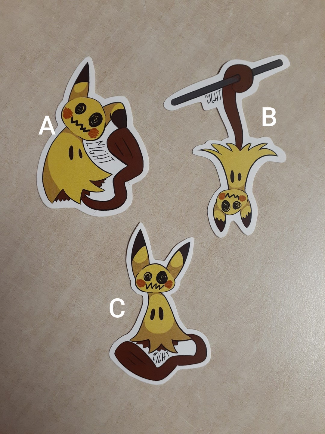 Mimikyu Stickers - Etsy