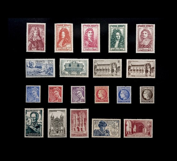 Old French Postage Stamps