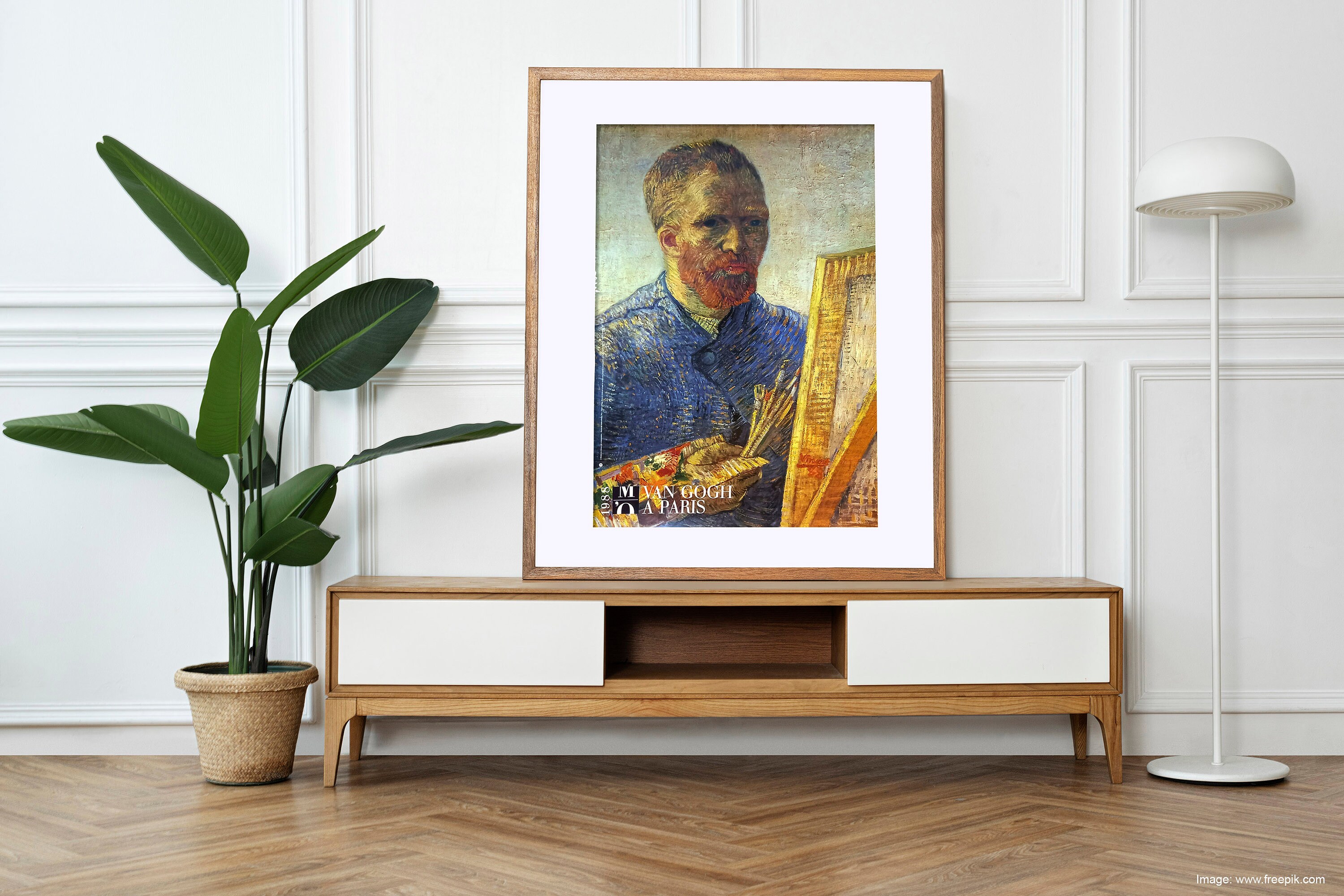 Original Vincent Van Gogh Painting Exhibition Poster From 1988 in Paris ...