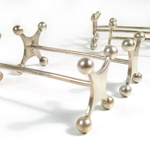 Vintage Silver Knife Rest Set of Five, Modernist Silverware - Etsy