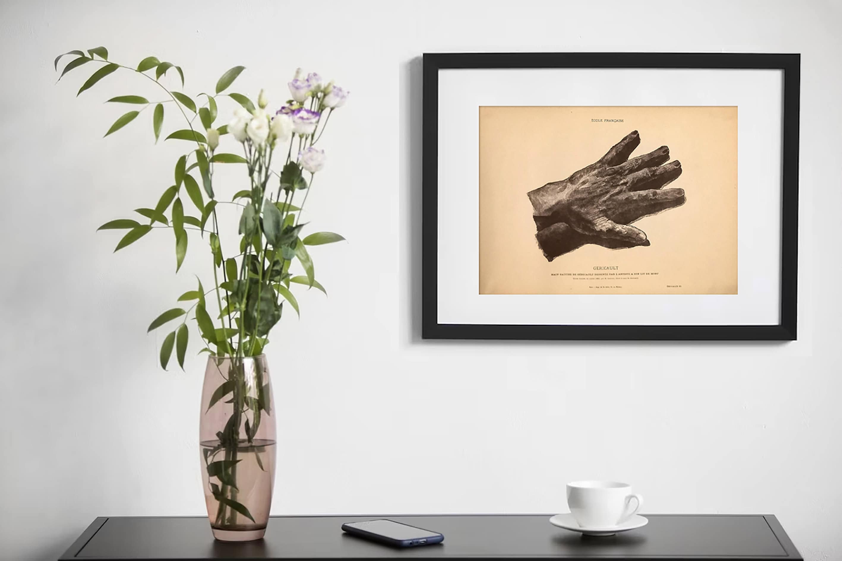 Antique Lithograph of a Hand Drawing by Théodore Géricault - Etsy