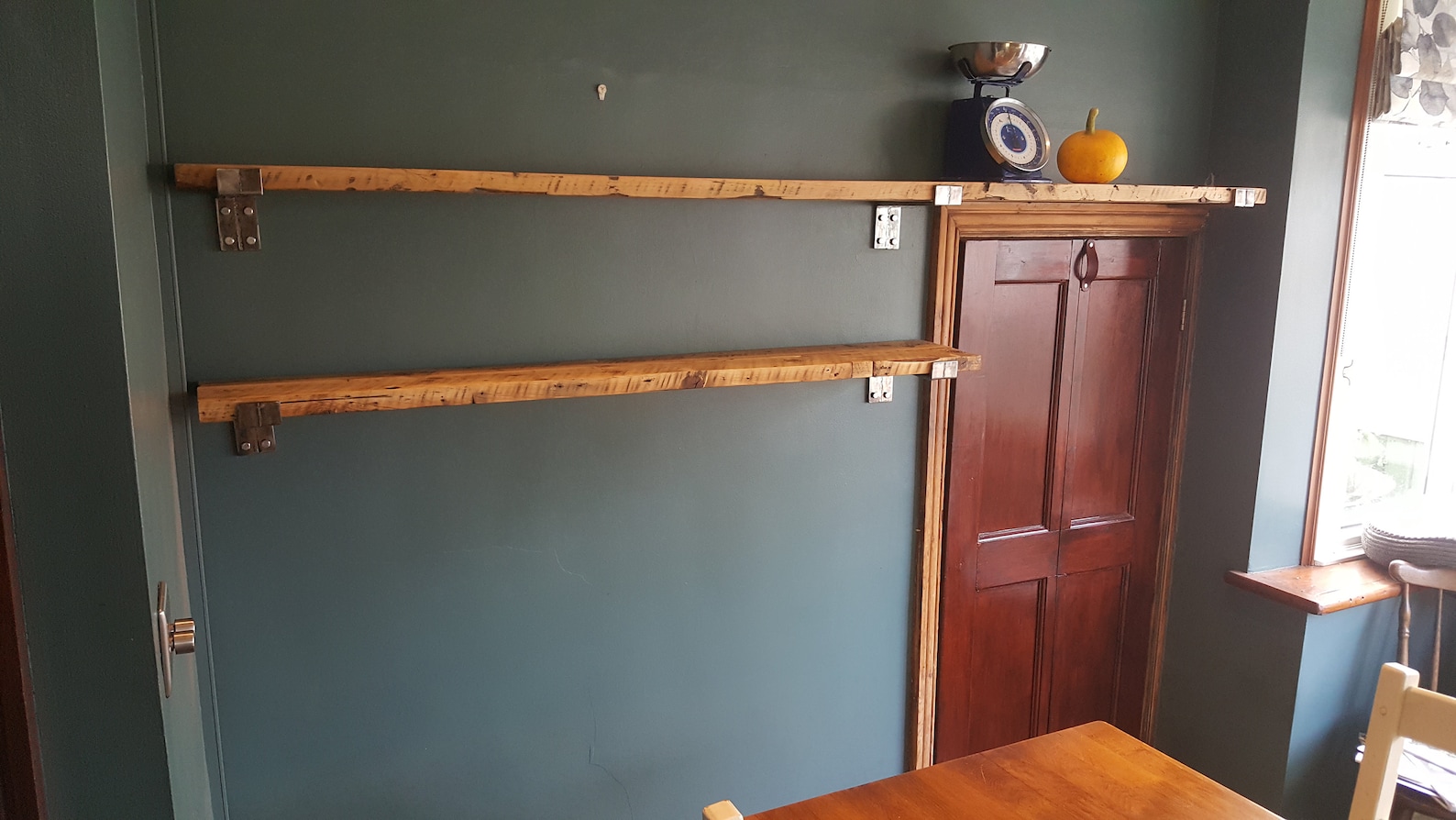 Alcove Shelves - Reclaimed Wood, Floating, Brackets, Bookends - Etsy