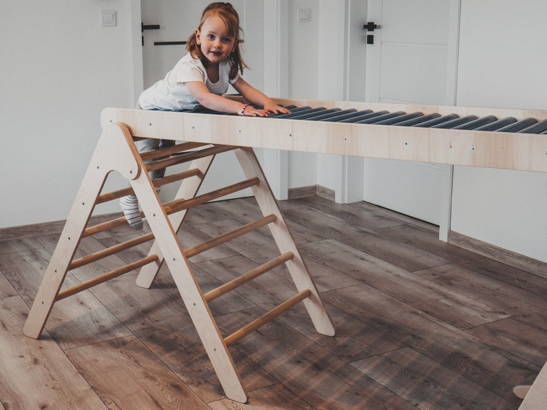 Extra Large Rolling Slide With Climbing Triangle - Etsy