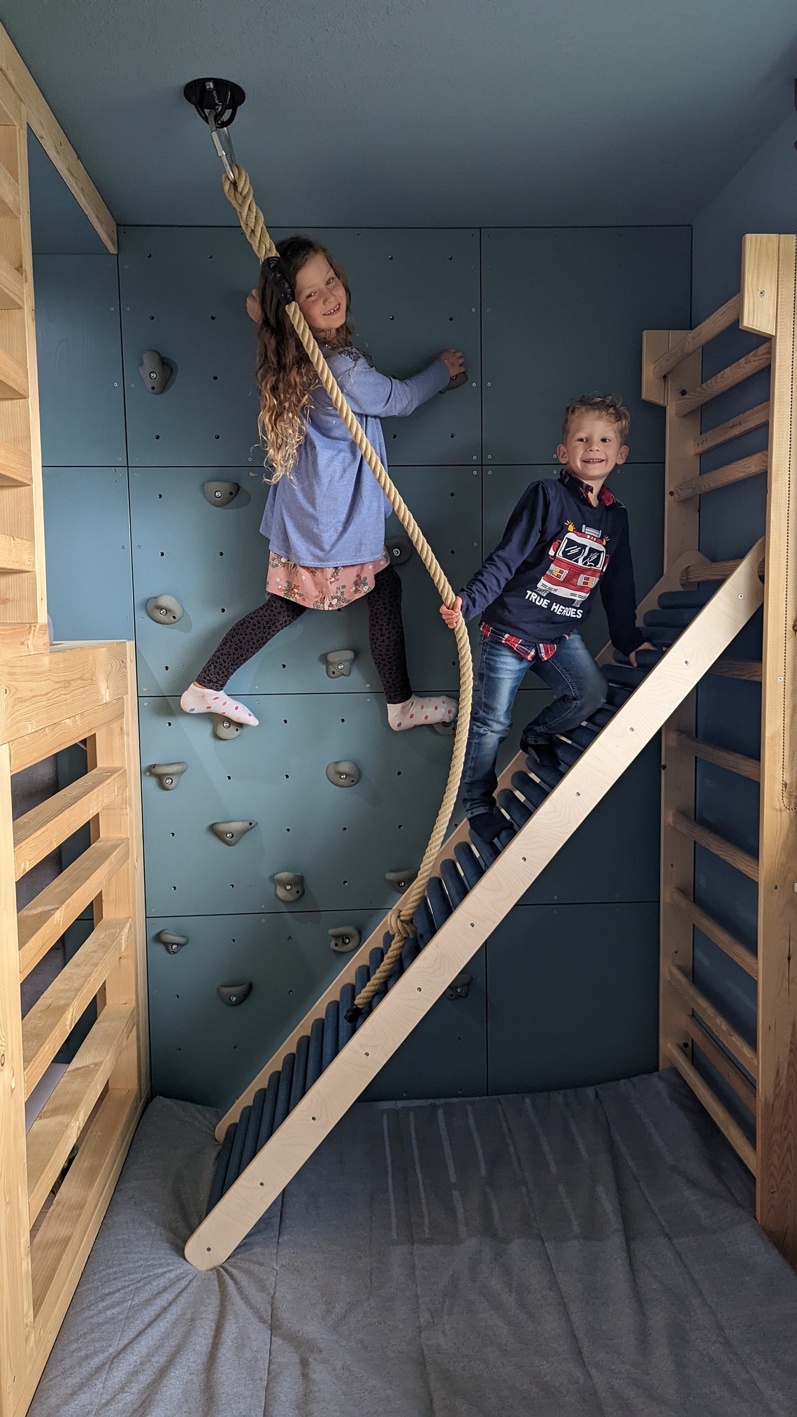 Extra Large Rolling Slide With Climbing Triangle - Etsy