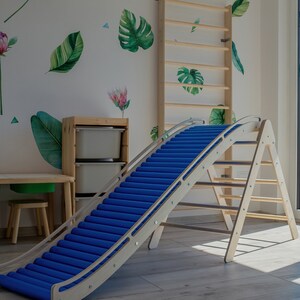 Rolling Slide With Climbing Triangle, Indoor Outdoor Playground ...