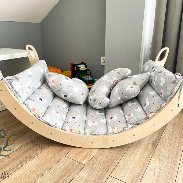 Wooden Climbing Arch Montessori Pillow - Etsy