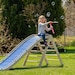 Rolling Slide With Climbing Triangle, Indoor Outdoor Playground ...