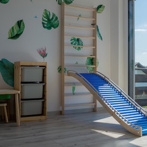 Rolling Slide With Climbing Triangle, Indoor Outdoor Playground ...