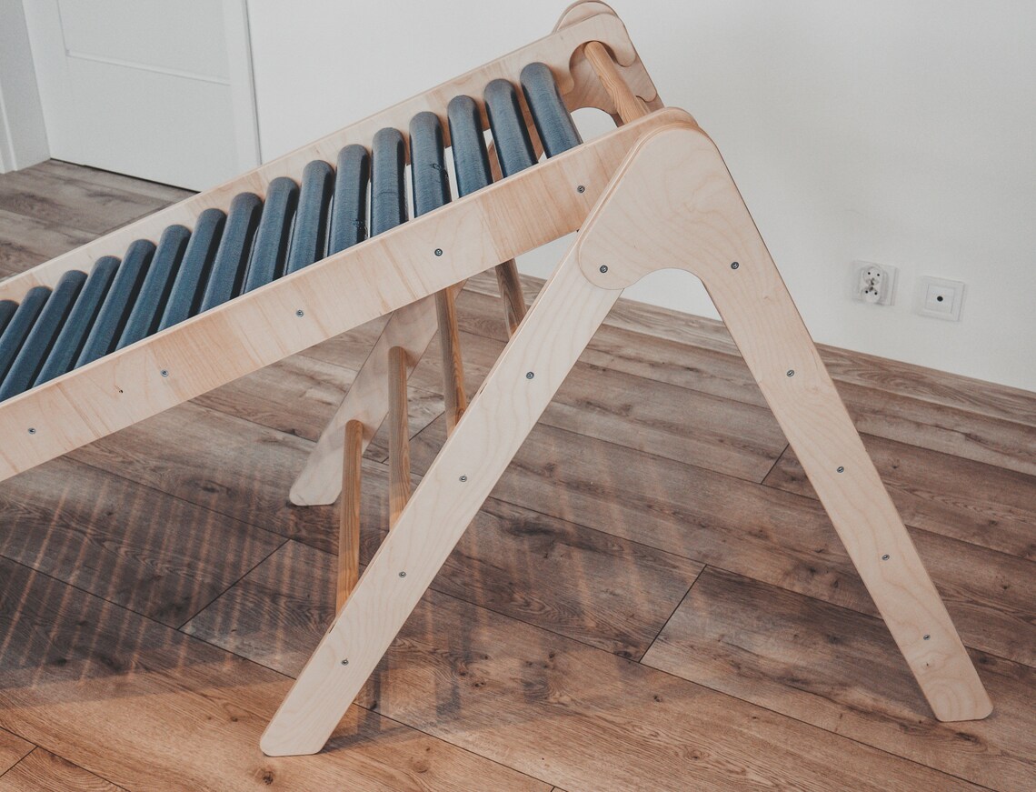 Extra Large Rolling Slide With Climbing Triangle - Etsy