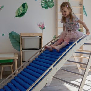 Rolling Slide With Climbing Triangle, Indoor Outdoor Playground ...