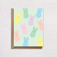 DIGITAL FILE - Easter "peeps" Thank You Cards | Thank You Cards for ...