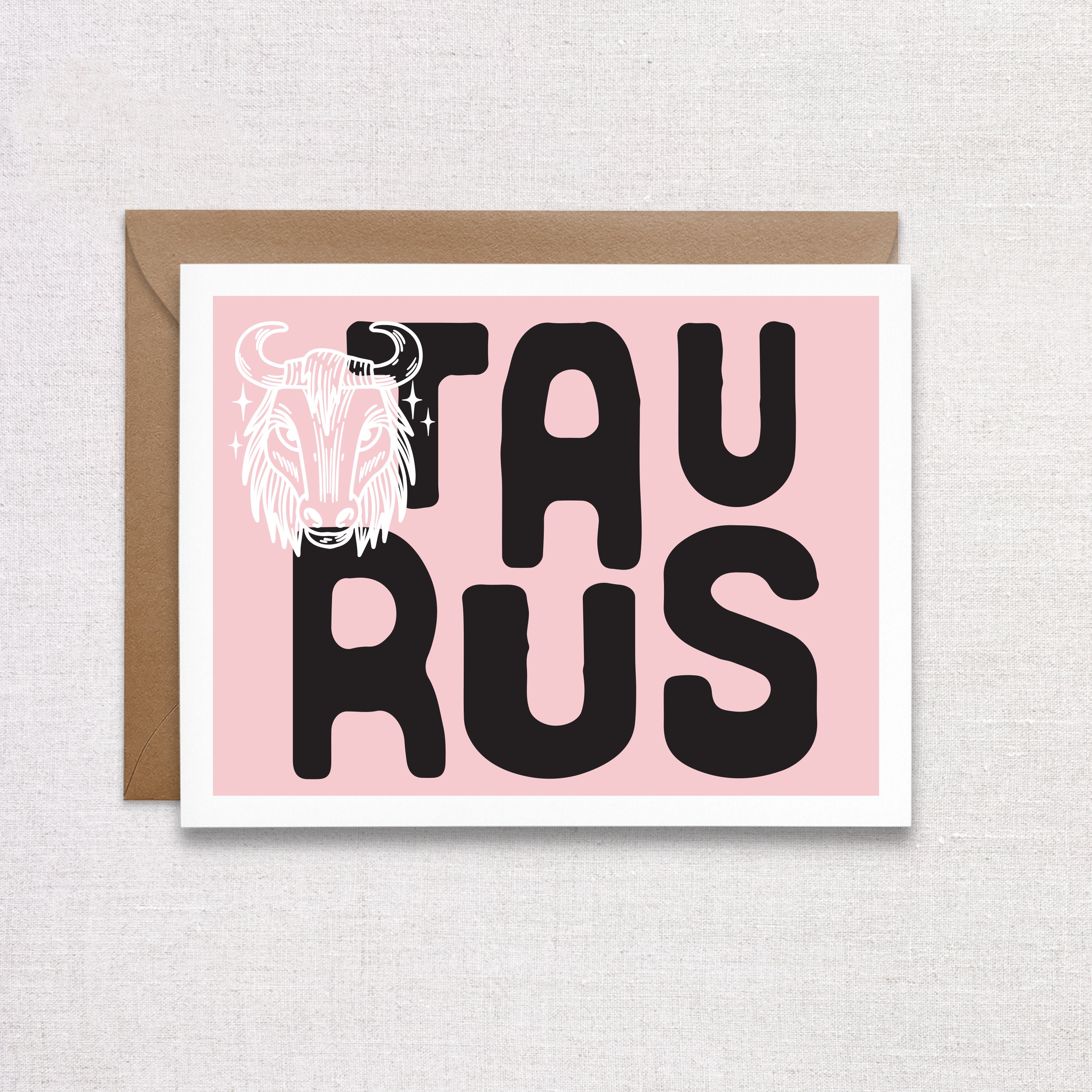 Taurus Zodiac Birthday Card. Happy Birthday Astrology Greeting Card - Etsy