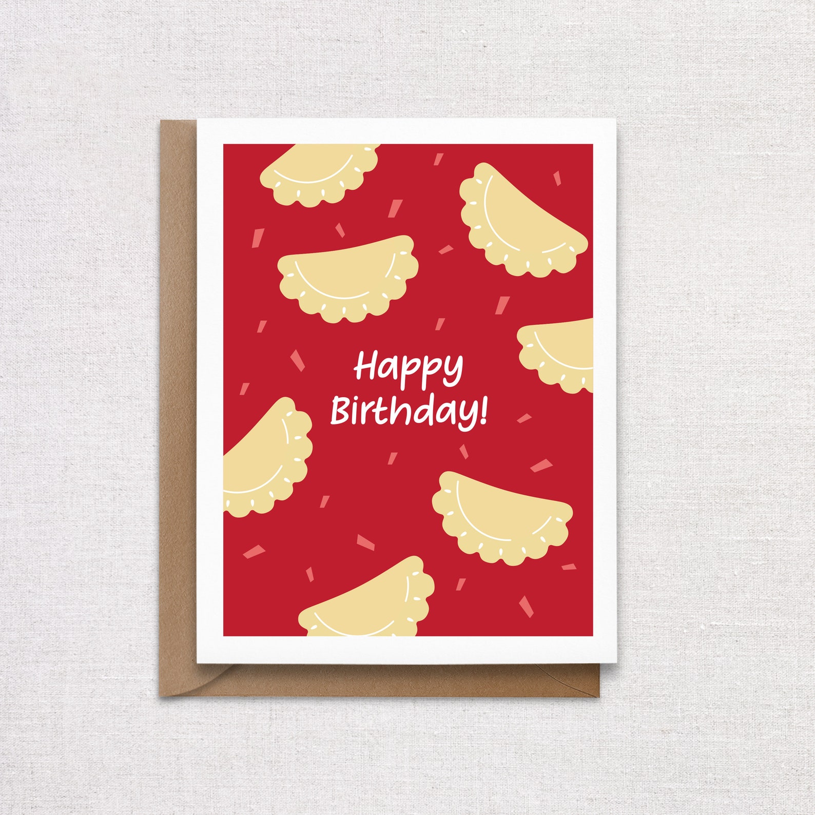 Pierogi Birthday Greeting Card. Pierogi Birthday. Blank Inside. - Etsy