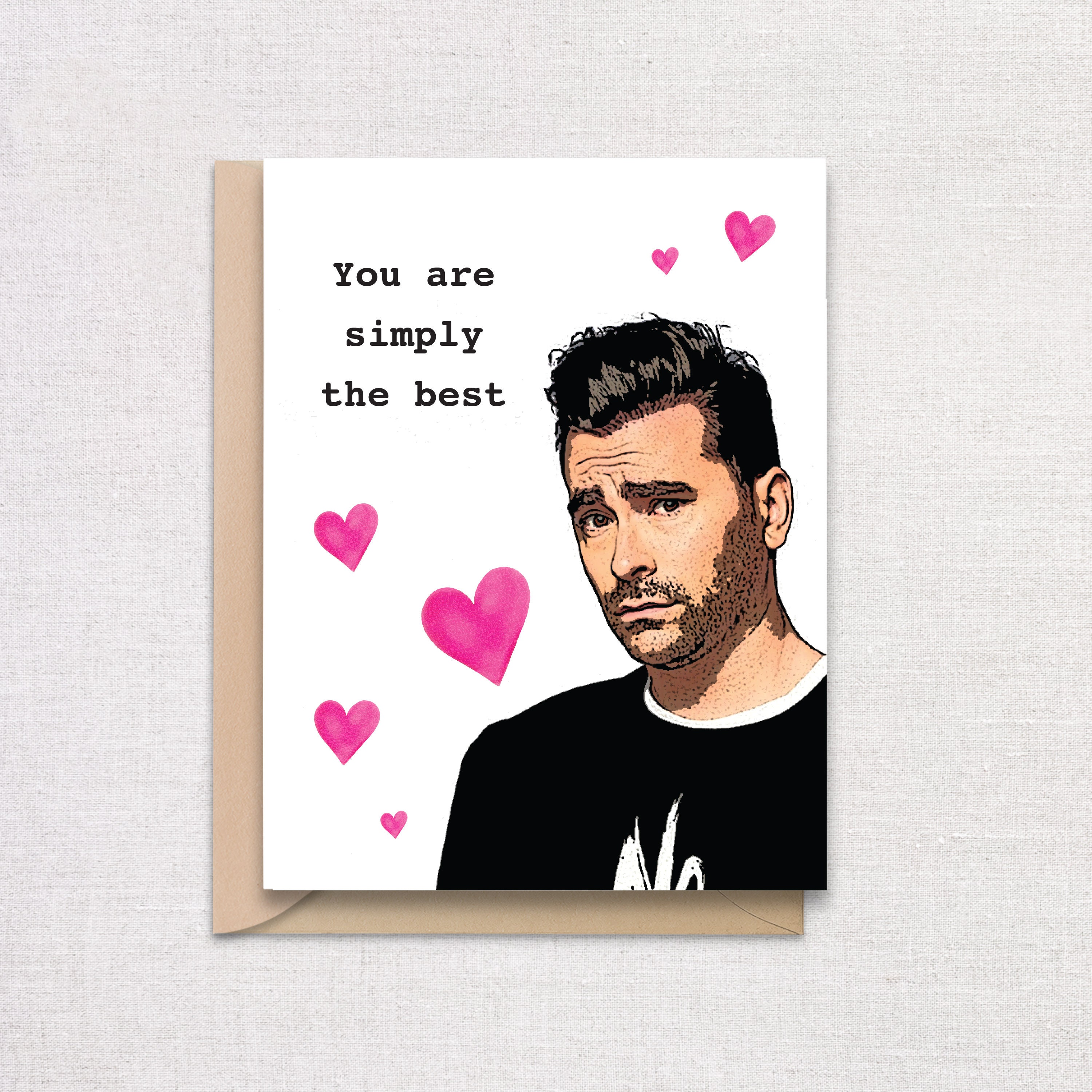 Schitt's Creek Valentine's Day Card. David Rose Gift. Pop Culture ...