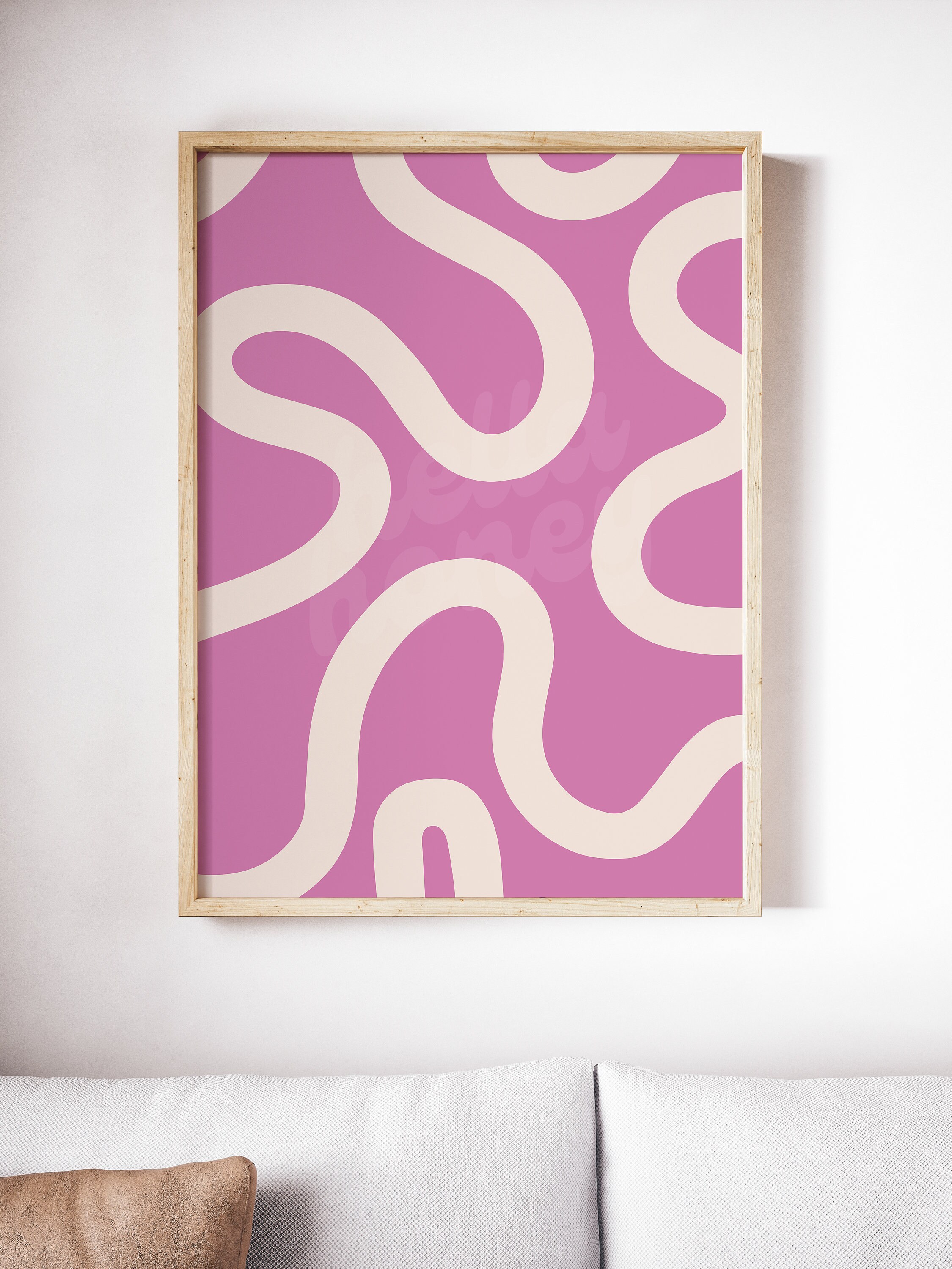 Printable Pink Wall Art Digital Download Wall Print - Etsy