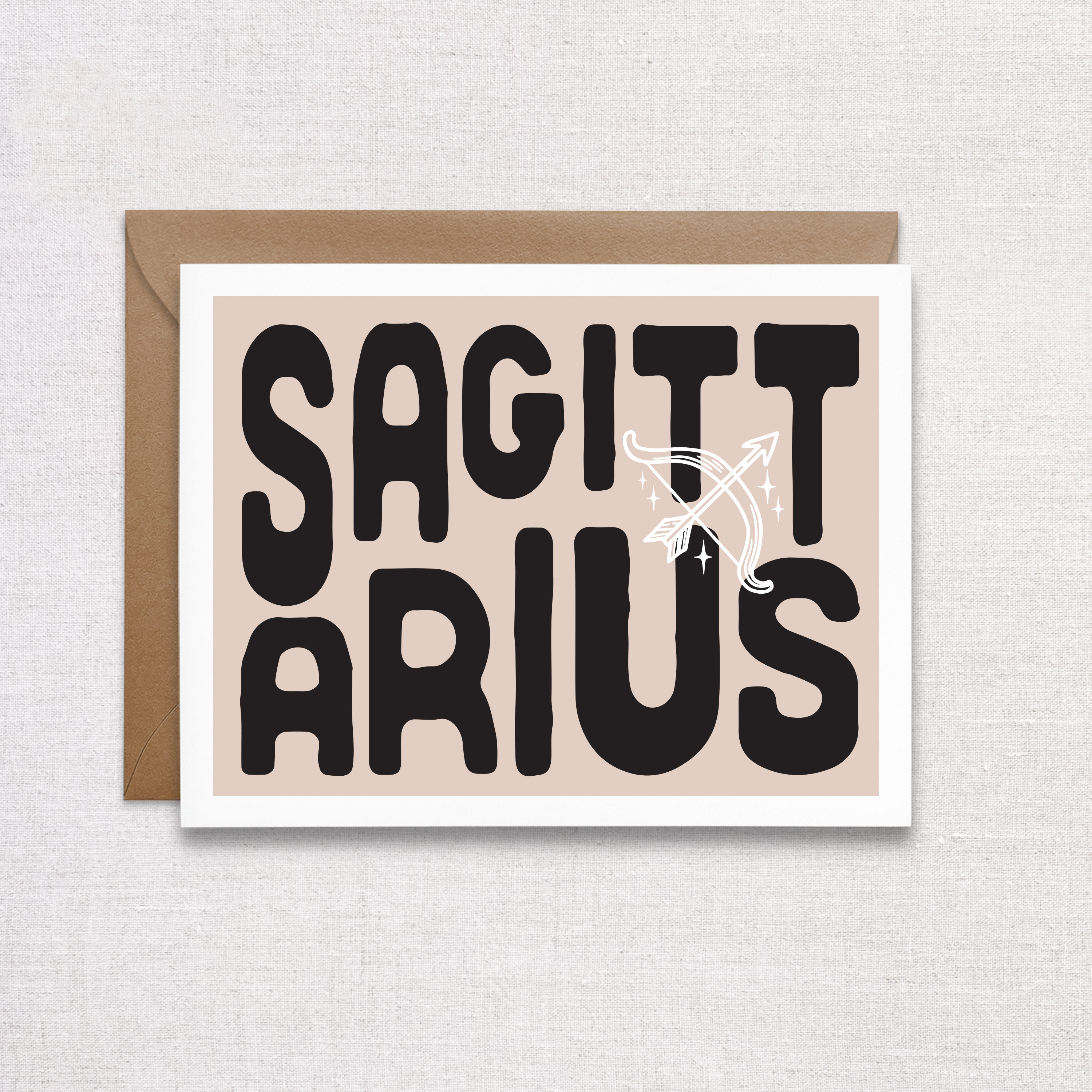 Sagittarius Zodiac Birthday Card. Happy Birthday Astrology Greeting ...