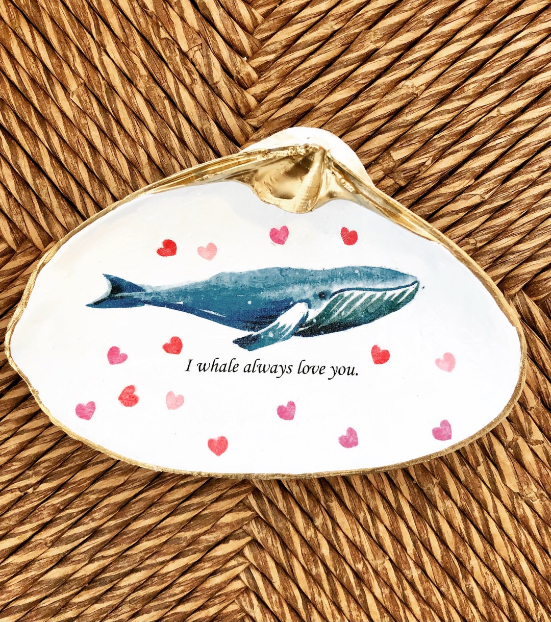 Whale Love Clamshell Dish - Etsy