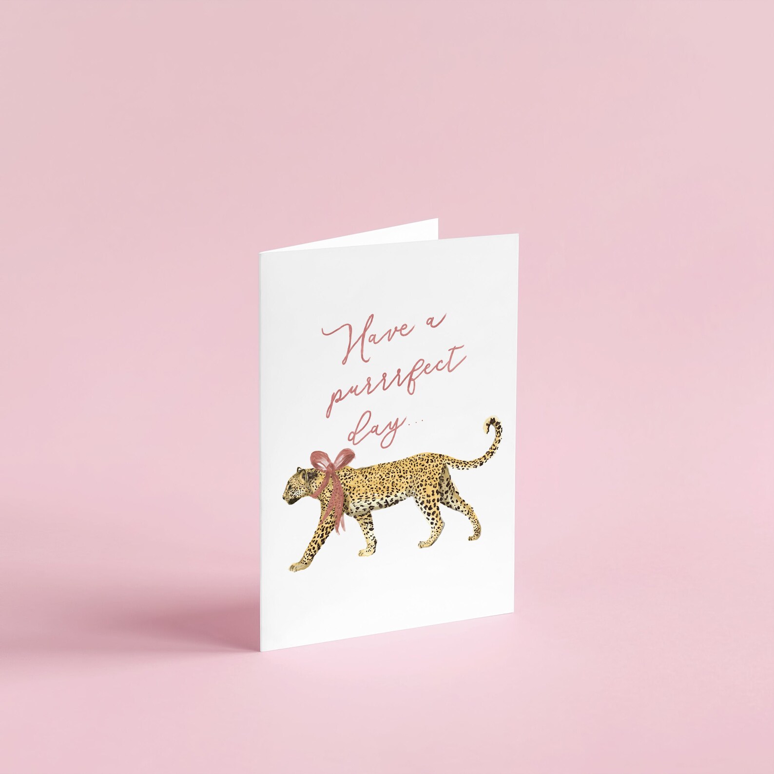 Leopard Greetings/ Birthday Card - Etsy