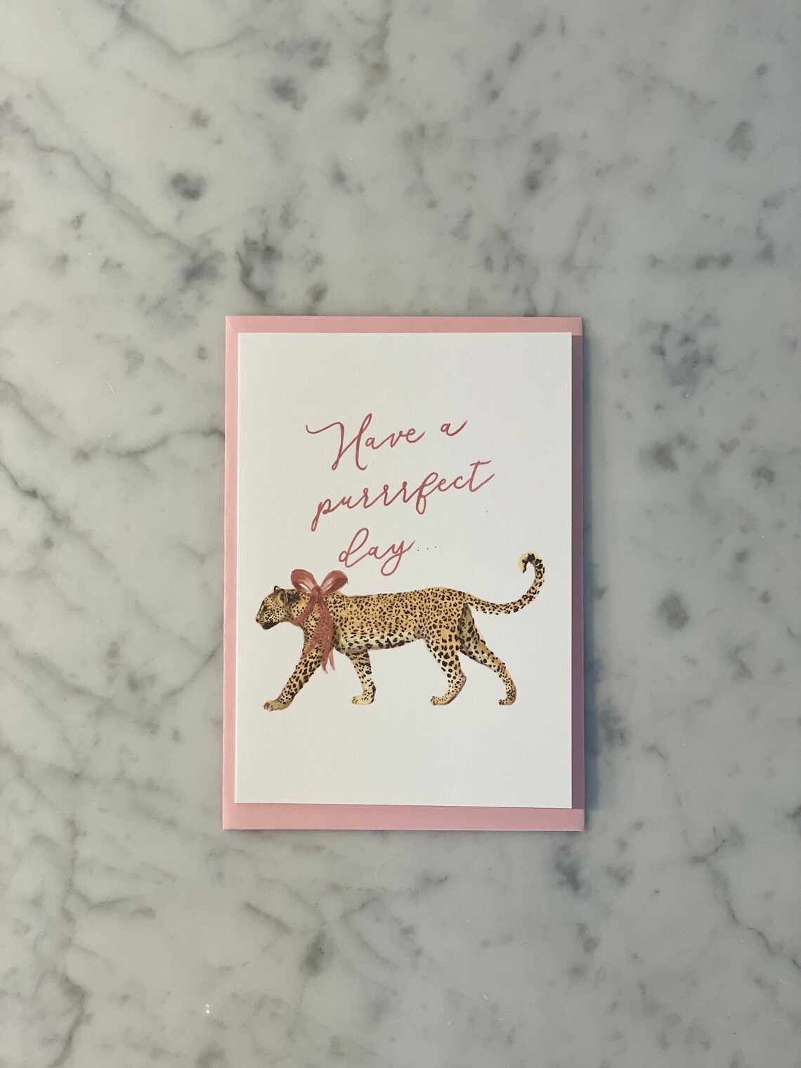 Leopard Greetings/ Birthday Card - Etsy